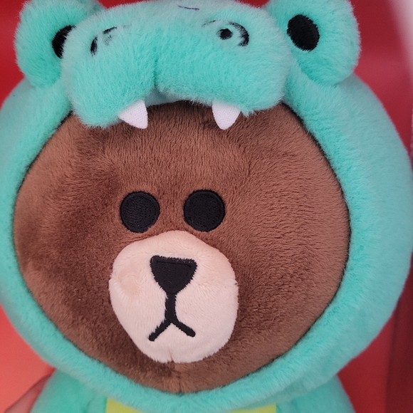 Gund | Toys | Gund Line Friends Dino Brown Bear 2inch Plush | Poshmark